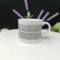 China Custom New Bone China Coffee Mugs 13oz In-Glazed Ceramic Drinking Cup OEM for sale