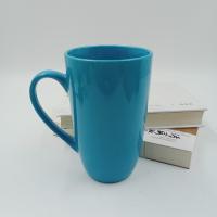 China Custom Logo 20 oz Ceramic Big Drinking Mugs OEM Food Grade Dishwasher Safe for sale
