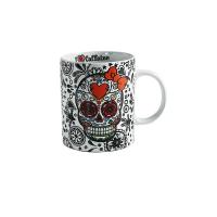 China Ceramic Drinking Large Mugs Cylinder Shape with Handle 650ml Eco-Friendly Custom Logo for sale