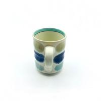 China 21oz Handmade Stoneware Ceramic Drinking Mugs 600ml Capacity with Textured Inside for sale