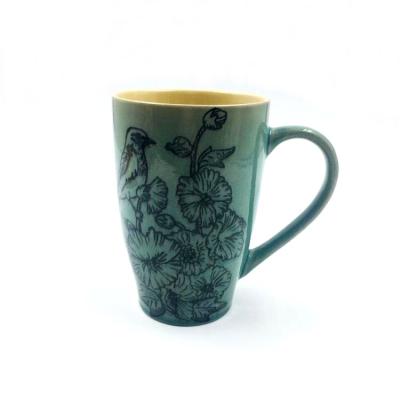 Cina Tazza da caffè fatta a mano 20oz della porcellana ceramica delle tazze grande in vendita