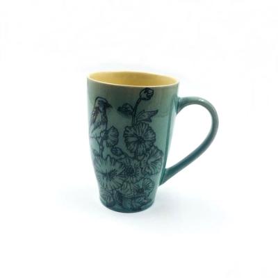 Cina Tazza da caffè fatta a mano 20oz della porcellana ceramica delle tazze grande in vendita