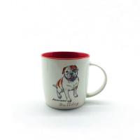 China 10oz Ceramic Drinking Mugs Set of 5 Cute Animals Pattern Coffee Cup 300ml for sale