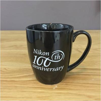 中国 カスタマイズされるセリウムの承認の黒い陶磁器のエスプレッソのコップを印刷する 販売のため