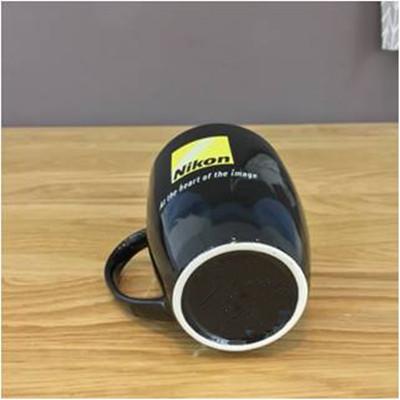 中国 カスタマイズされるセリウムの承認の黒い陶磁器のエスプレッソのコップを印刷する 販売のため
