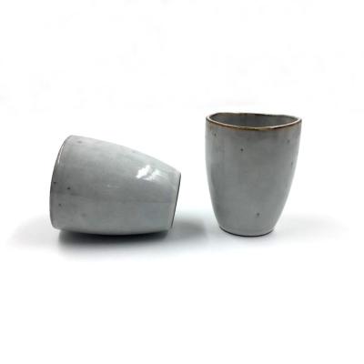 Cina Tazza ceramica della porcellana della tazza da caffè di stile della glassa di colore reattivo nordico del crepitare in vendita