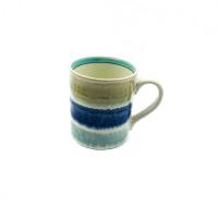 China 21oz Handmade Stoneware Ceramic Drinking Mugs 600ml Capacity with Textured Inside for sale
