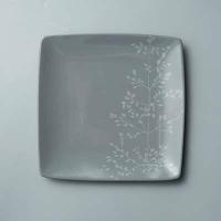 China Hand Painted Embossed Porcelain Dinnerware Set Square 16 Piece Microwave Safe for sale
