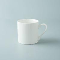 China 11oz White Ceramic Mug A Grade Temperature Resistant Handle Customizable New Bone China for sale