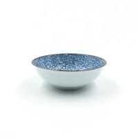 China 6 Inch Round Ceramic Serving Bowls 26 oz Custom Internal Crack Stoneware for sale