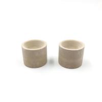 China 45mm Magnesia Cupels for Fire Assaying 95% MgO High Thermal Shock Resistance for sale