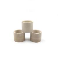 China 45mm Magnesia Cupels for Fire Assaying 95% MgO High Thermal Shock Resistance for sale