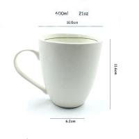 China Custom 21oz White Ceramic Coffee Mug 600ml Large Size Durable Porcelain for Daily Use for sale