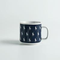 China Reusable AB Grade 9cm Glazed Ceramic Coffee Mug 320ml Custom Logo for sale