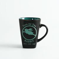 China Zodiac Ceramic Mug Matte Multi Colored 8.2cm x 9.7cm Round Mouth Square Bottom for sale