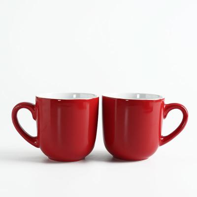 中国 8cm BVは中国の赤い艶をかけられた陶磁器の石器を中襲う白い証明した 販売のため