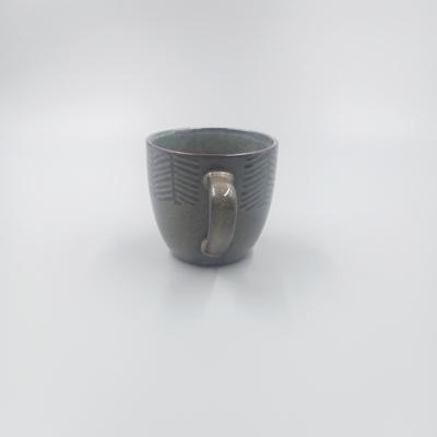 China Met de hand gemaakte Reactieve Ceramische het Steengoedmokken van 230ml, Ceramische de Koffiekoppen van 8 Oz Te koop