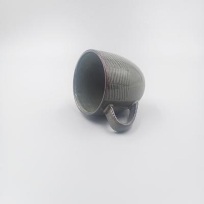 China Met de hand gemaakte Reactieve Ceramische het Steengoedmokken van 230ml, Ceramische de Koffiekoppen van 8 Oz Te koop