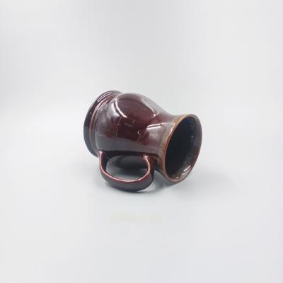 Китай Новая косточка Китай логотип кружки штейнгута 16 Oz напечатала уникальную форму продается
