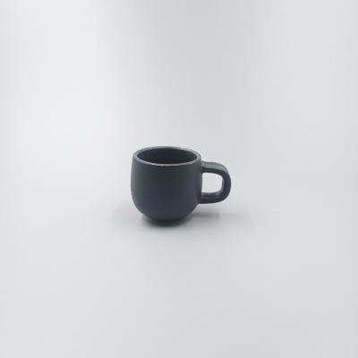 中国 色は陶磁器の無光沢の小型コーヒー カップを艶をかけた 販売のため