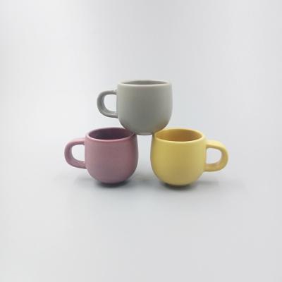 Cina Il colore ha lustrato Matte Mini Coffee Cup ceramico in vendita