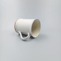 China 13oz Glazed Matte Ceramic Coffee Cup Inside Bright Cup New Bone China for sale