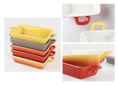Cina Insieme nordico di Bakeware Pan Nonstick Ceramic Baking Tray della maniglia della cucina doppio in vendita