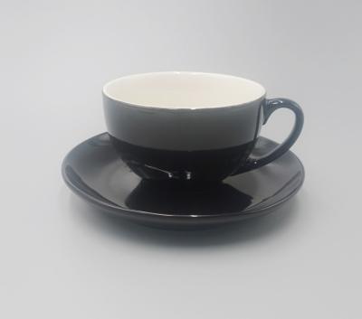 Cina La tazza di caffè ceramica del ristorante ha messo la tazza di caffè su ordinazione del tè della porcellana con il piattino in vendita