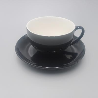 Cina La tazza di caffè ceramica del ristorante ha messo la tazza di caffè su ordinazione del tè della porcellana con il piattino in vendita