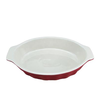 China Household Oval Fish Plates Au Gratin Custom Cake Pan Bake for sale