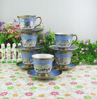 Cina L'europeo ha placcato il regalo ceramico della tazza di caffè e della tazza di tè dell'insieme del piatto in vendita