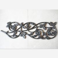 China Handrails Wrought Iron Railing Components Rustproof Environmental Friendly for sale