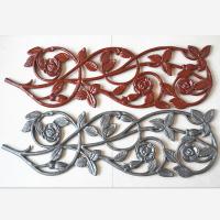 China Handrails Wrought Iron Railing Components Rustproof Environmental Friendly for sale