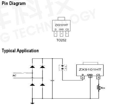 China High Power Factor linear constant current LED IC chip for sale