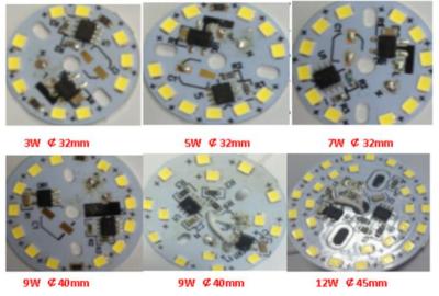 China Hotselling Driver on LED Sourse bulb light 3w5w7w9w12w15w intergrated drlverless module for sale