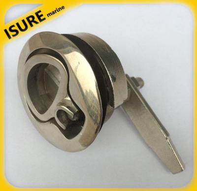 China Stainless Steel 316 Marine Boat flush pull hatch latch lift handle for sale