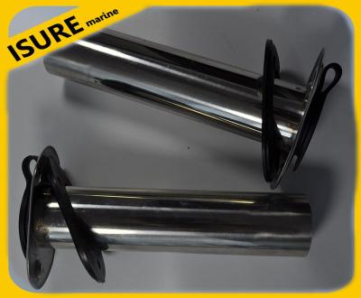 China 2 x Rod Holder Flush Mount Stainless Steel fishing Rod Holders - 90 Degree for sale