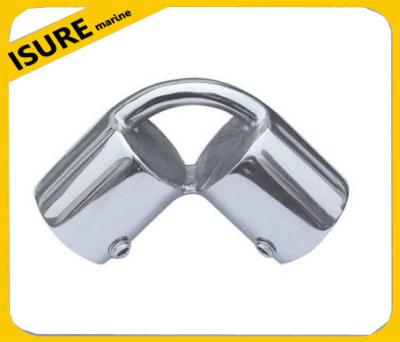 China Boat Hand Rail Fitting Two Ways Corner  Marine Stainless Steel from China Supplier ISURE MARINE for sale