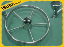 China Stainless steel wheel with foam & knob 5-spoke-304 stainless steel for sale