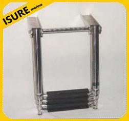 China Boat Stainless Steel Boarding Ladder Telescoping With In Handle for sale