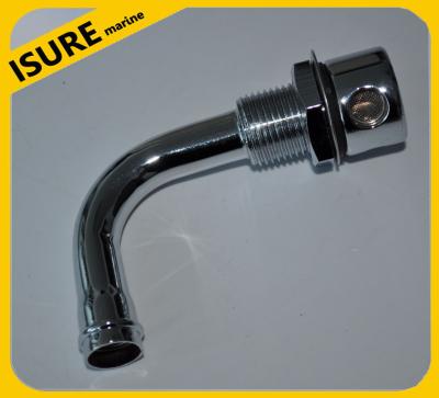 China Gas Fuel Tank Vent Chrome Plated Brass Hose,90 degree for sale