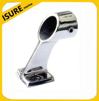 China Stainless Steel Boat Hand Rail 60 Degree Center Stanchion Boat Marine for sale
