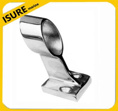 China Stainless Steel Boat Hand Rail 60 Degree Forward Stanchion for sale