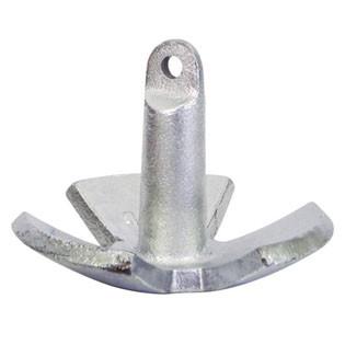 China Black Vinly Coated Cast Iron River Anchor for Boats for sale