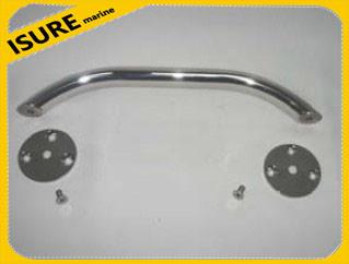 China Boat Handrail / Grab Rail Handle  Flange Base - Marine Stainless Steel for sale