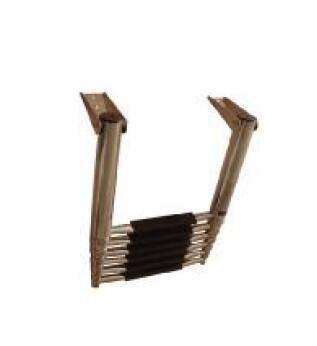 China Hot sales Heavy Duty Dock Boat Stainless Steel Telescoping Ladder for sale