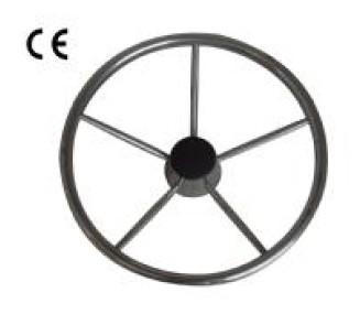 China Boat steering wheel stainless steel 5 spoke for sale