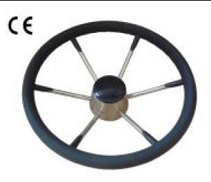 China STAINLESS STEEL STEERING WHEELW/PVC FOAM for sale