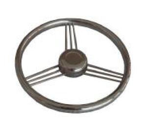 China Boat Stainless Steel steering wheel 3 spoke for sale