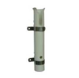 China One Piece White Boat Fishing Plastic Rod Holder 1 Tube Rack for sale